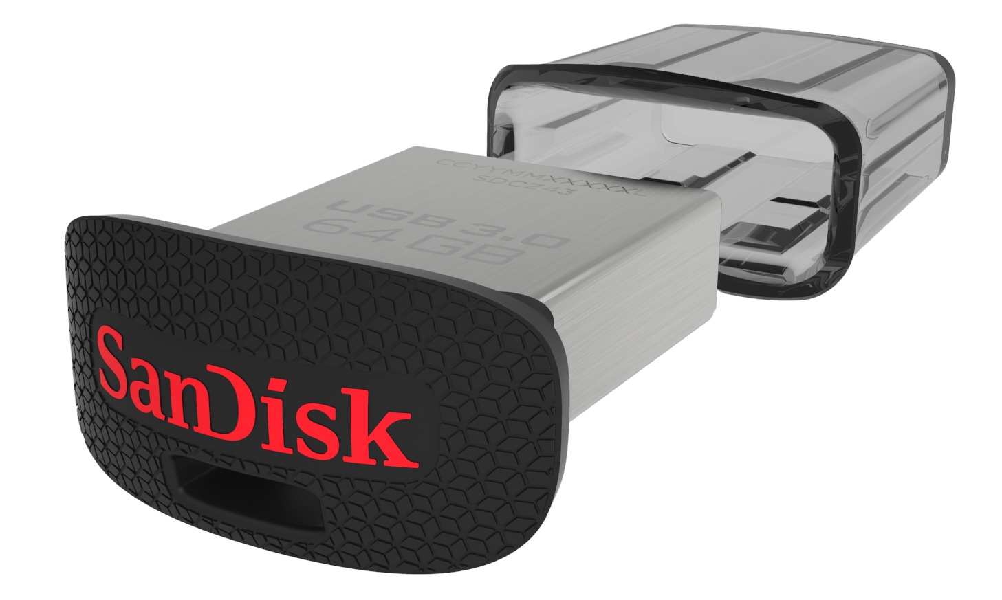 64GB SanDisk Cruzer Ultra Fit - USB 3.0 Flash Drive | at Mighty Ape NZ