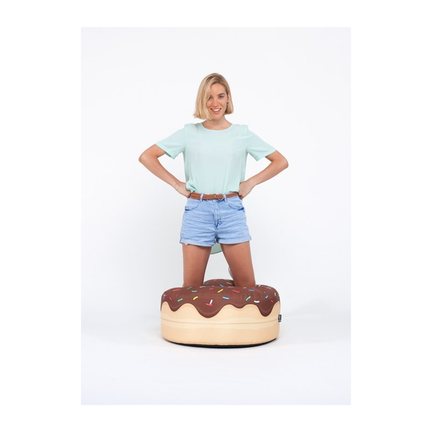 Donut Bean Bag Cover - Chocolate | at Mighty Ape NZ