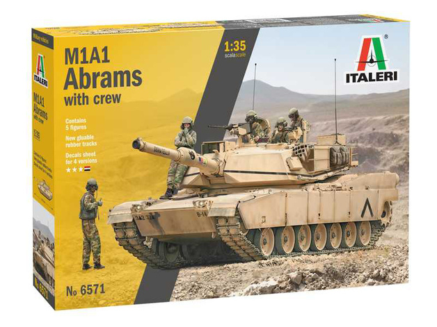 1/35 M1A2 Abrams (with Crew) - Model Kit | at Mighty Ape NZ