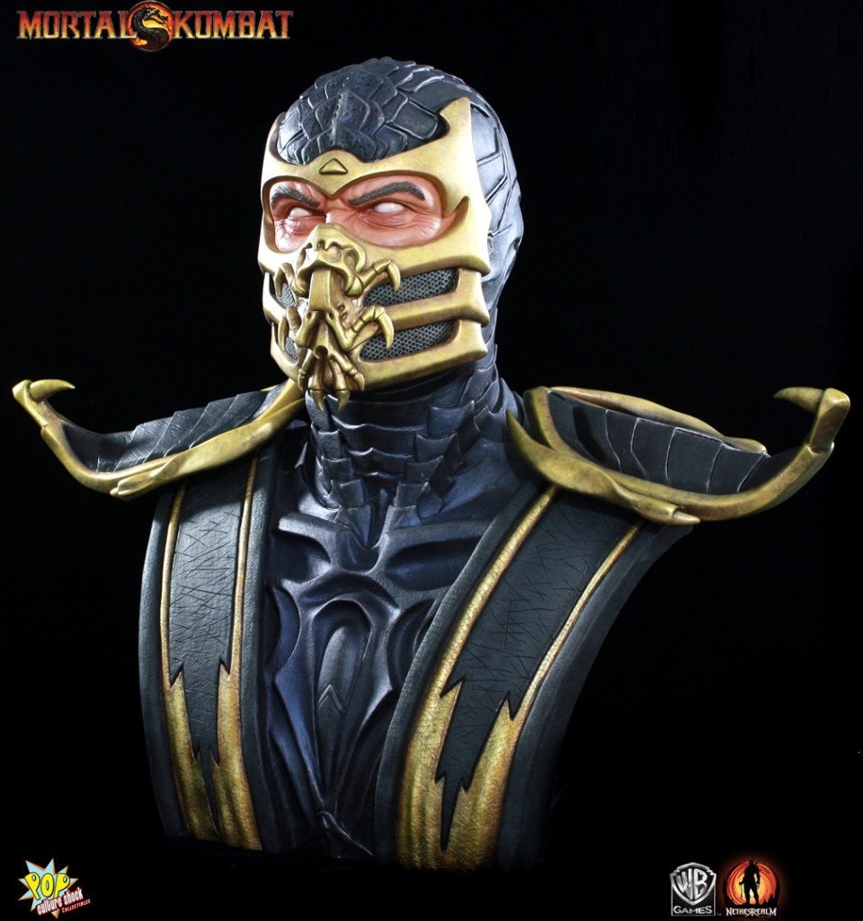 Mortal Kombat X - Scorpion Life Size Bust | at Mighty Ape NZ