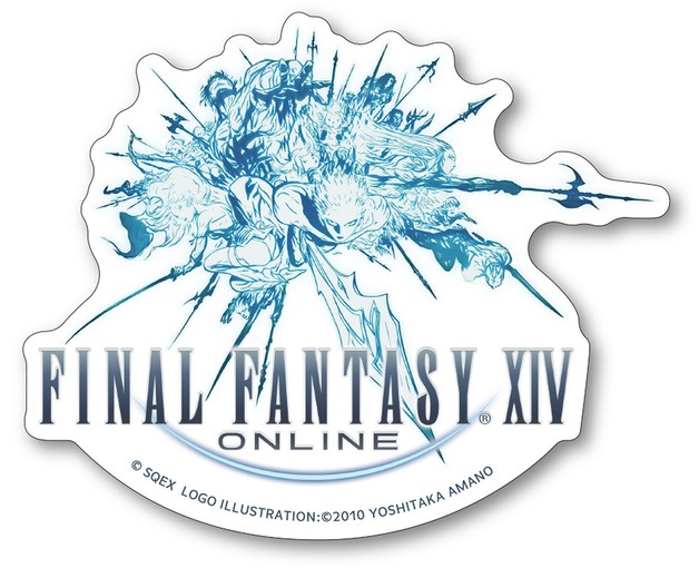 Final Fantasy XIV: Logo Sticker | at Mighty Ape NZ