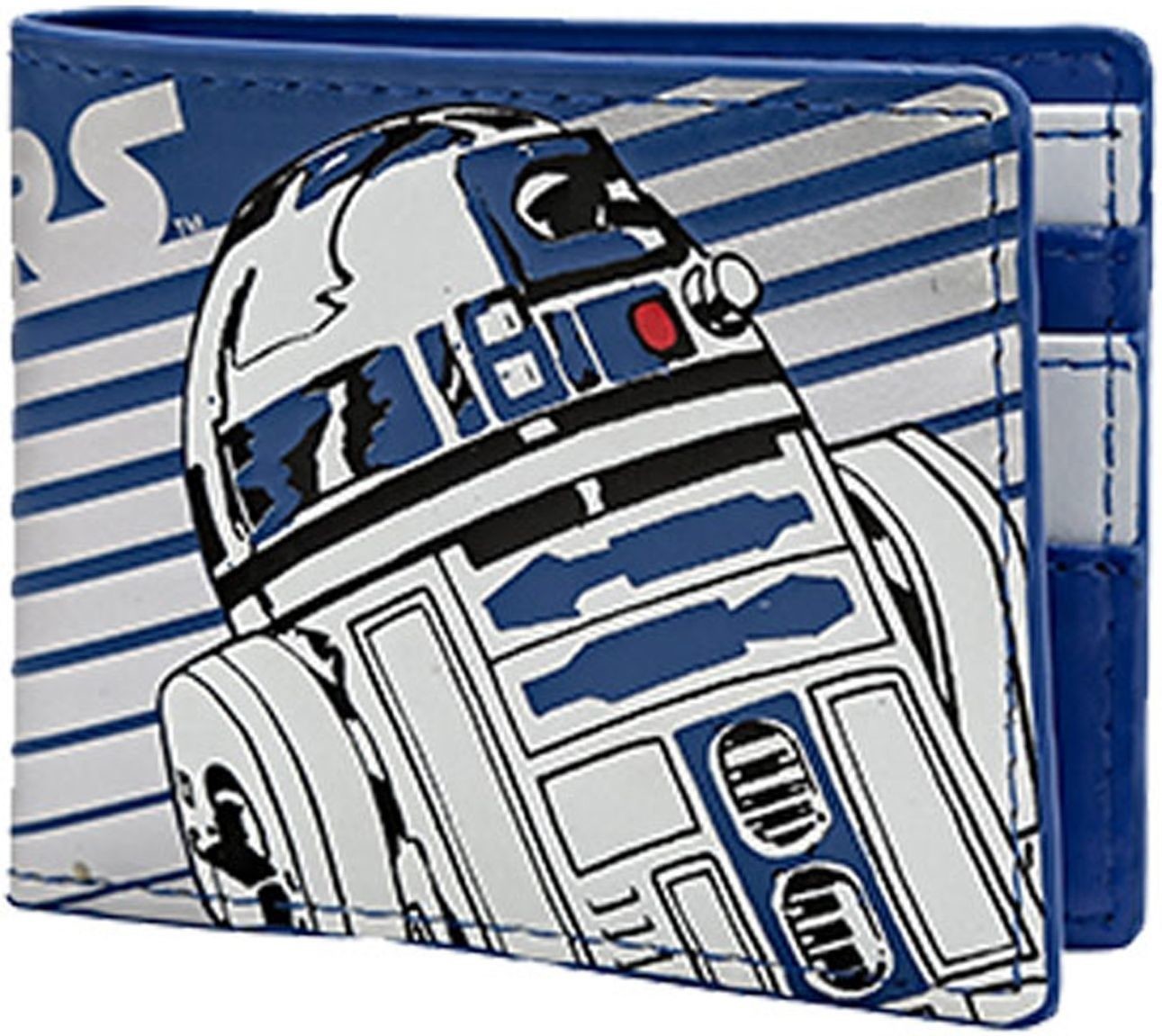 Star Wars: R2-D2 - Blue Striped Bifold Wallet | at Mighty Ape NZ