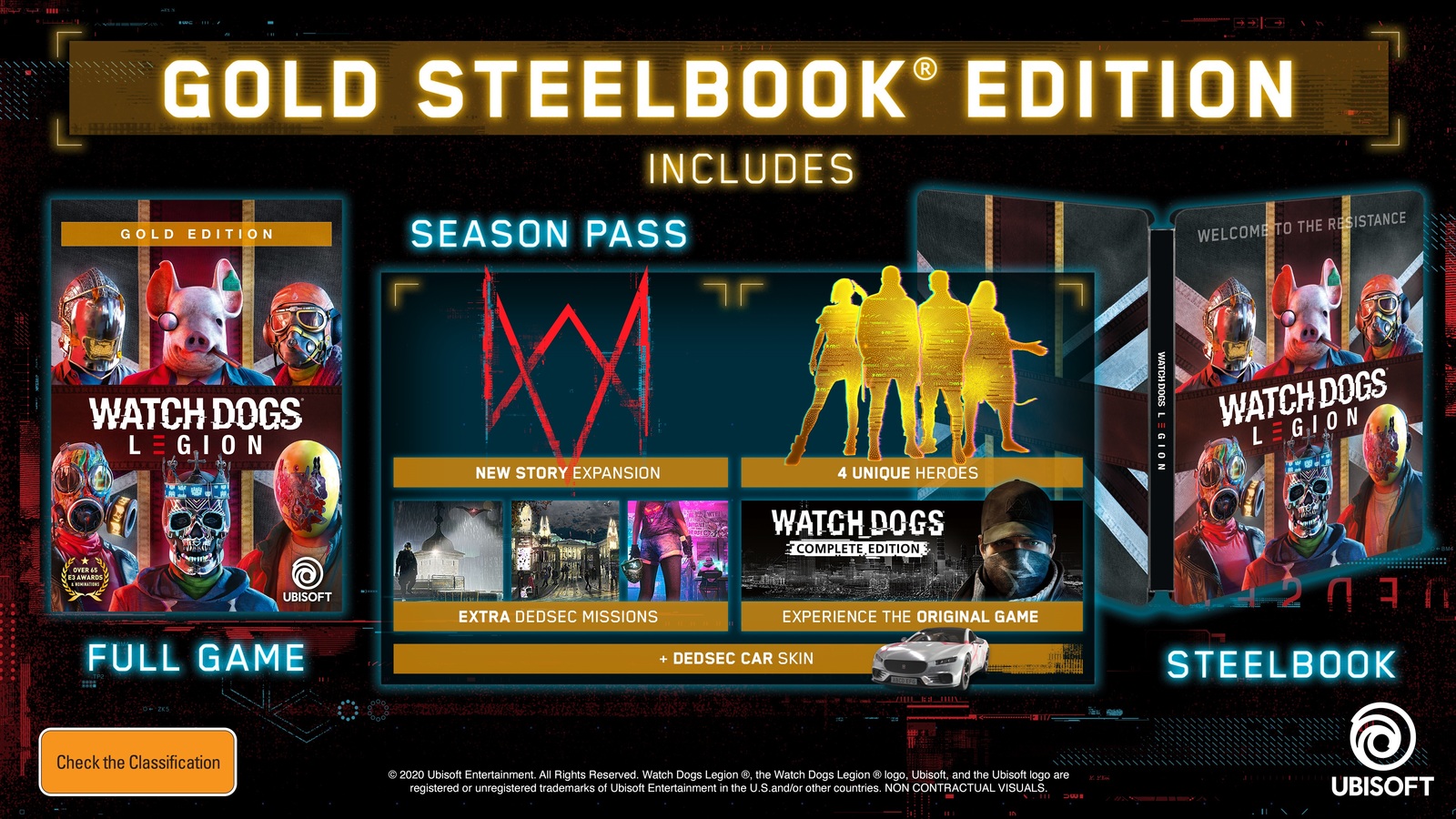 Watch Dogs Legion Gold Steelbook Edition | Xbox One | Buy Now | at ...