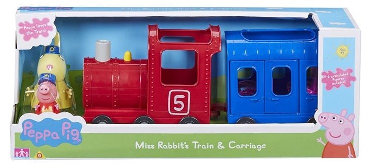 Buy Peppa Pig - Miss Rabbits Train & Carriage at Mighty Ape NZ