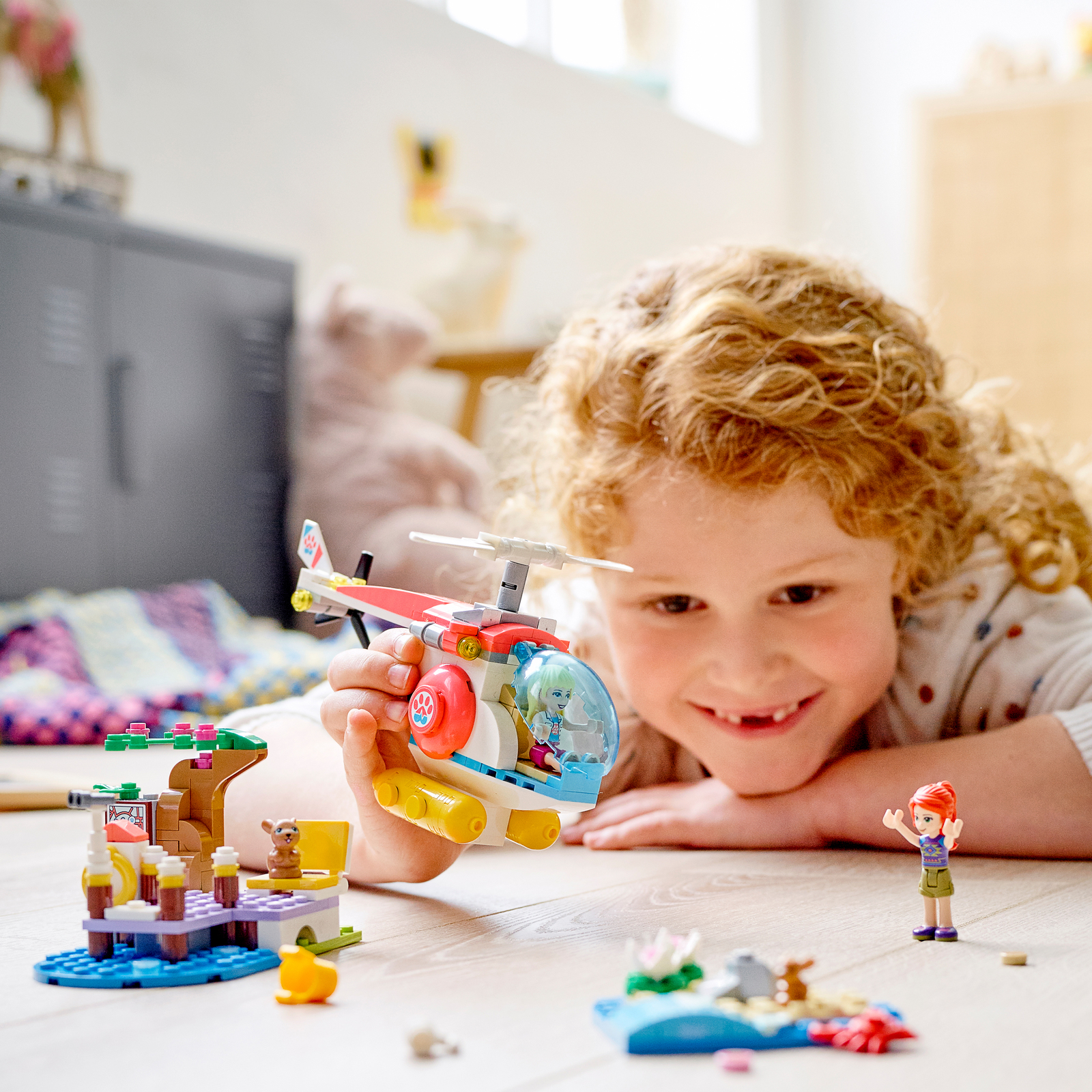 Buy LEGO Friends - Vet Clinic Rescue Helicopter at Mighty Ape NZ
