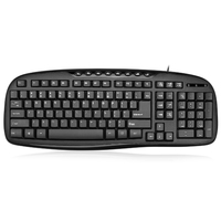 Adesso: Wired EasyTouch Desktop USB Multimedia Keyboard and Mouse Combo ...