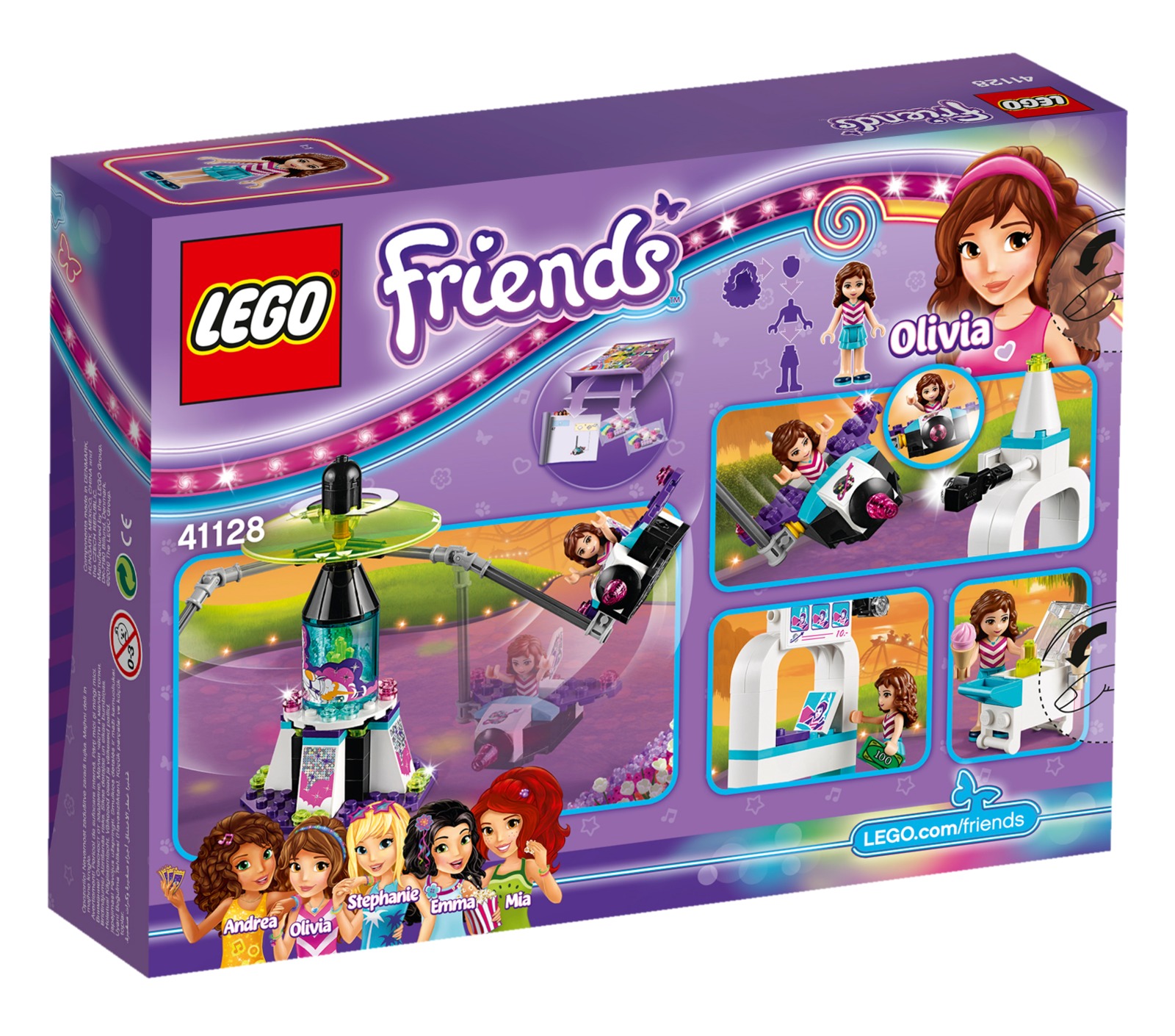Buy LEGO Friends: Amusement Park Space Ride (41128) at Mighty Ape NZ