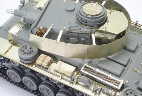 Tamiya Panzer III with Aber Photo Etched Parts & Metal Gun Barrel 1:35 ...