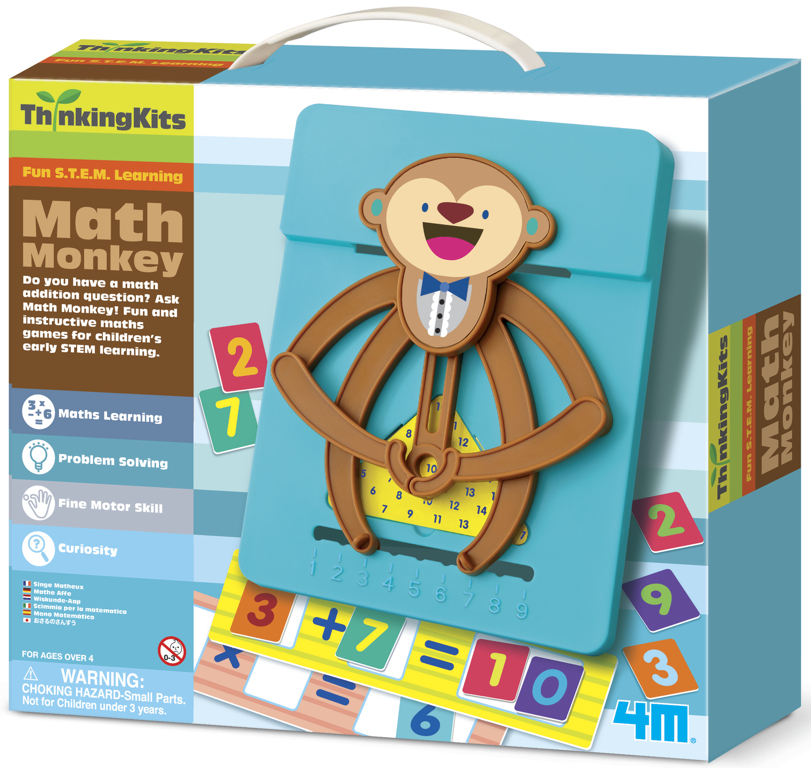 Buy 4M: Thinking Kits Math Monkey Kit at Mighty Ape NZ