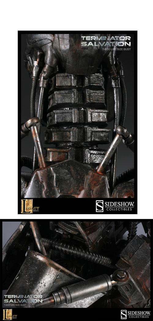 Terminator T-600 Sideshow Life-Size Bust Images at Mighty Ape Australia