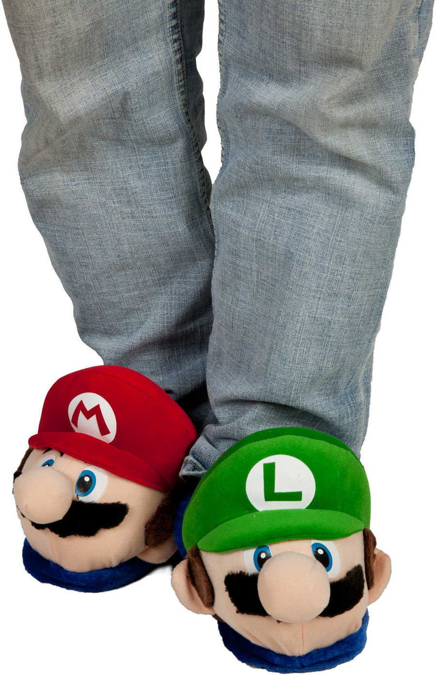 Super Mario Bros. Mario and Luigi Slippers (Medium) | Men's | at Mighty ...