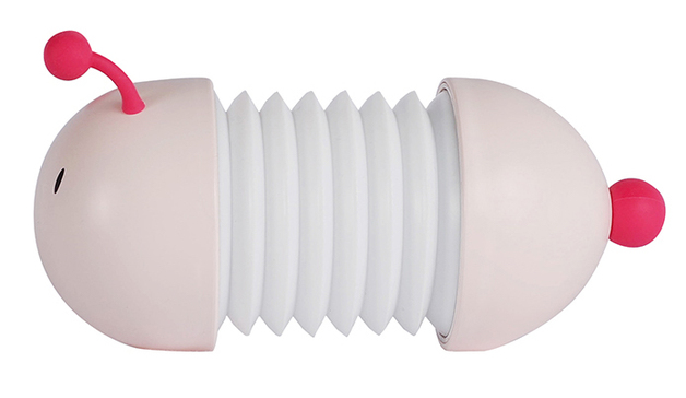 LED caterpillar night light (Pink) | at Mighty Ape NZ