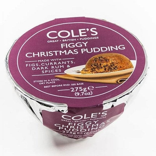 Coles Puddings: Figgy Christmas Pudding - 275g | at Mighty Ape NZ