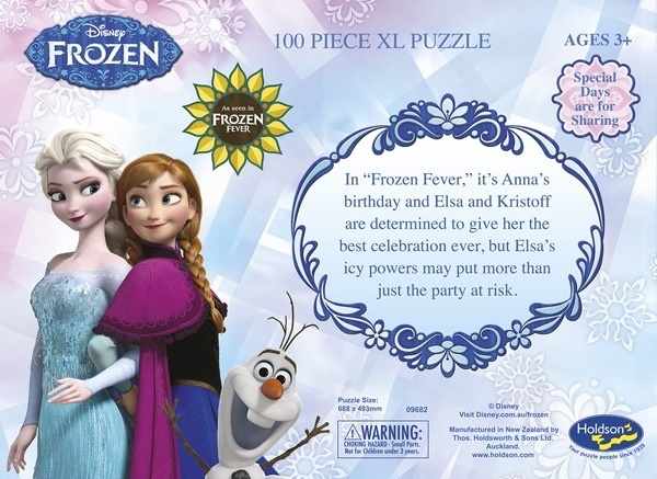 Buy Frozen Fever 100pc Puzzle - Special Days at Mighty Ape NZ