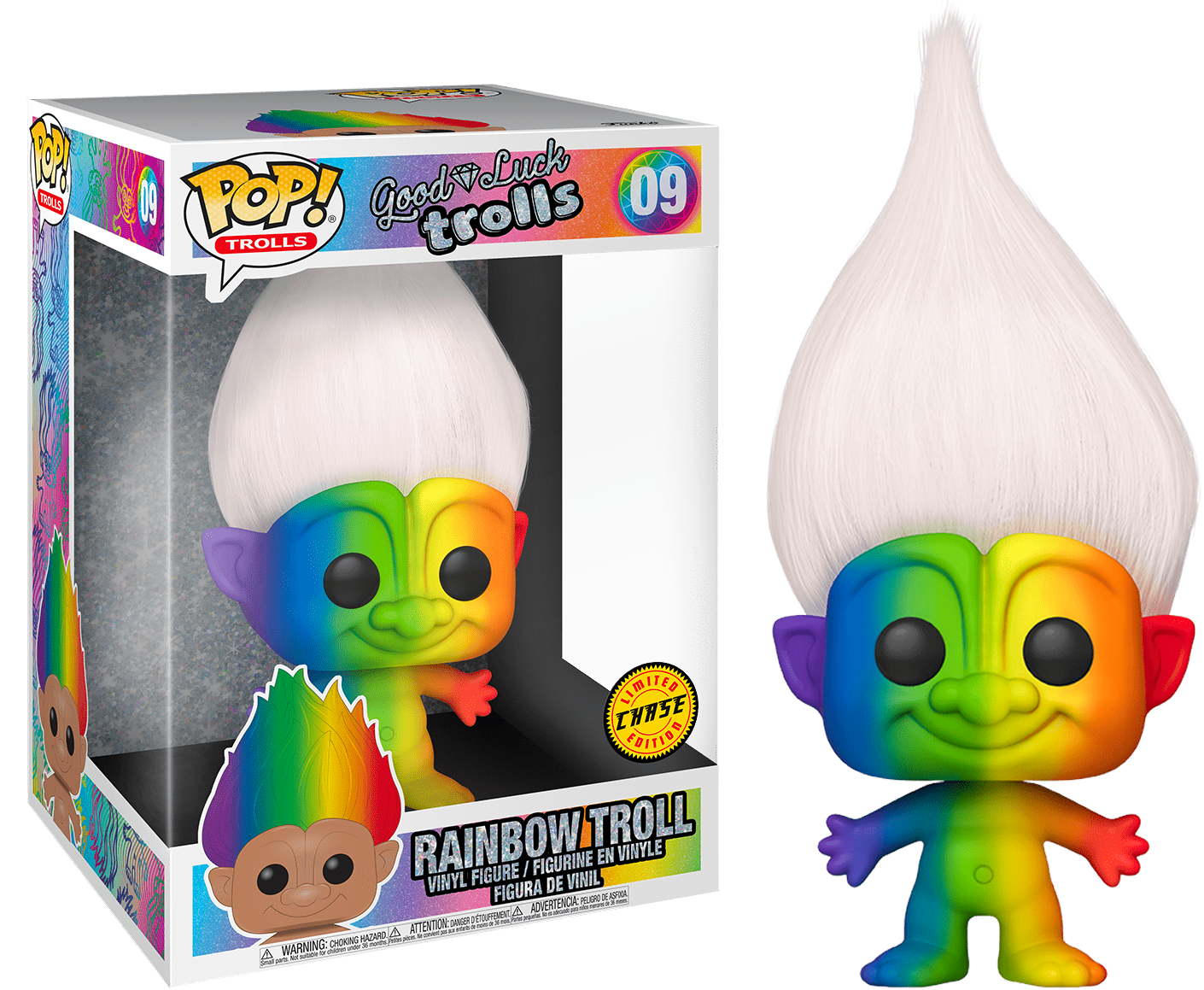 Rainbow Troll - 10" Pop! Vinyl Figure | at Mighty Ape NZ