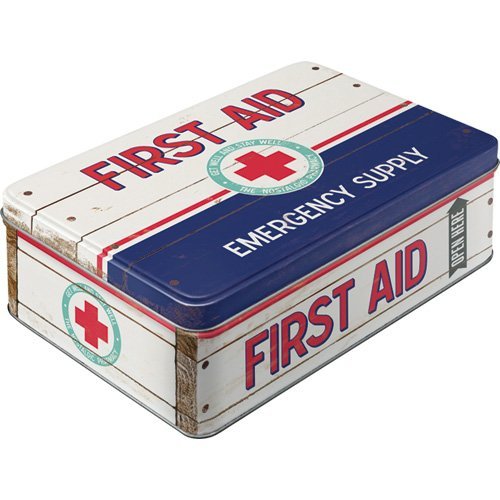First Aid Retro Storage Tin | at Mighty Ape NZ