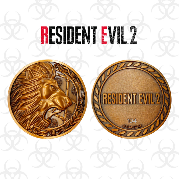 Resident Evil 2: Collectable Medallion - Lion | at Mighty Ape NZ