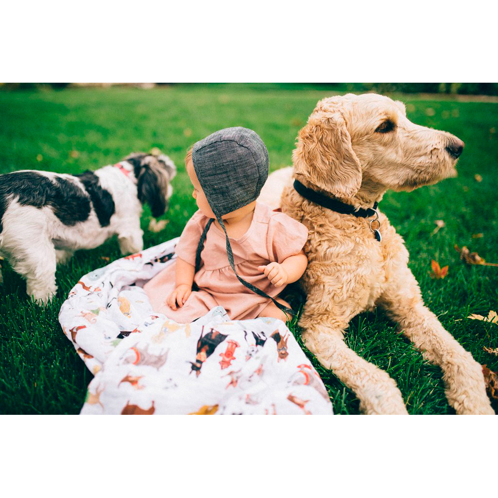 Buy Little Unicorn: Single Cotton Muslin Swaddle - Woof at Mighty Ape NZ