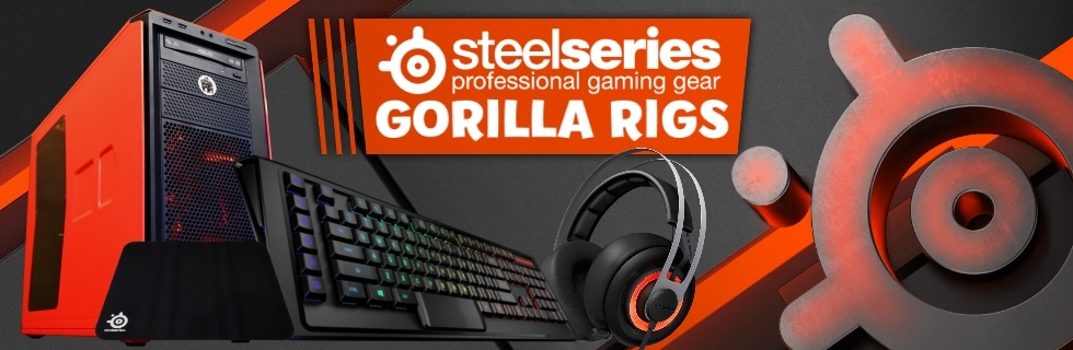It's SteelSeries July with Gorilla Gaming Rigs! at Mighty Ape NZ