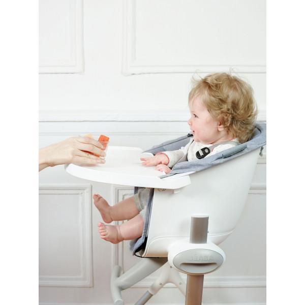 Buy Beaba: Up & Down High Chair Grey/White at Mighty Ape NZ