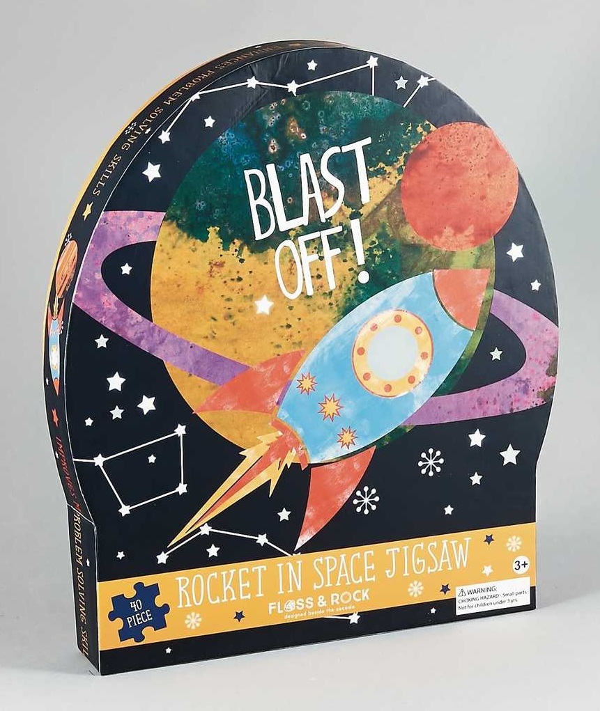 Buy Space Rocket - Shaped Jigsaw Puzzle at Mighty Ape Australia