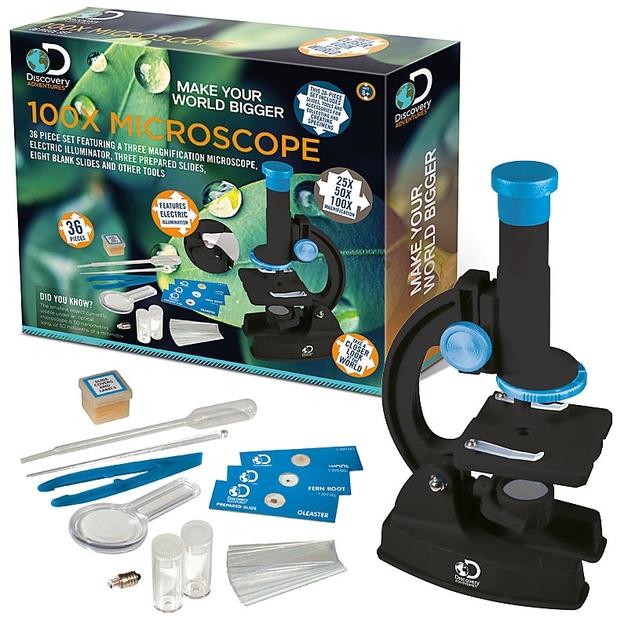 Buy Discovery: 100X microscope (36 Piece Set) at Mighty Ape NZ