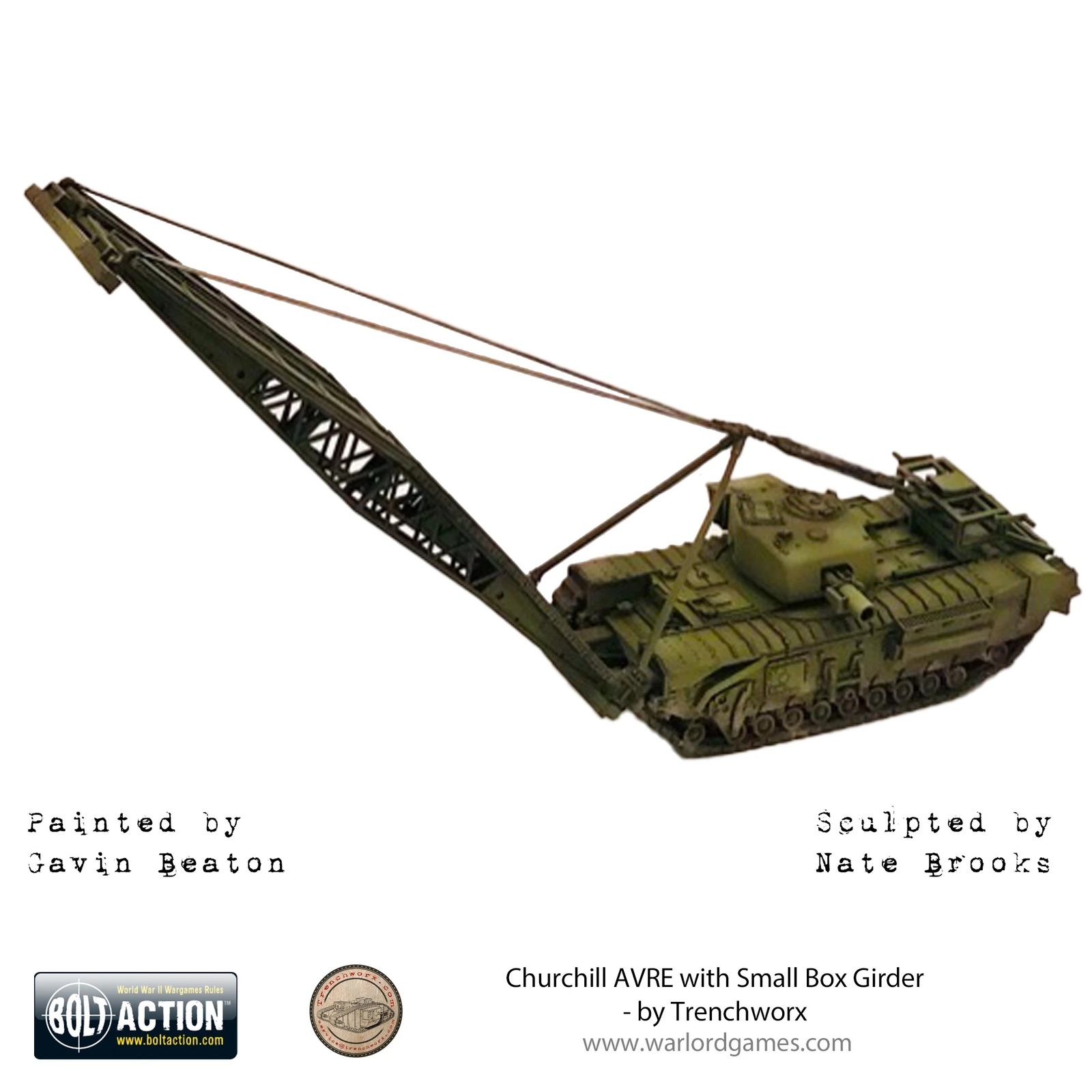 Bolt Action: Churchill AVRE with Small Girder Bridge | at Mighty Ape NZ