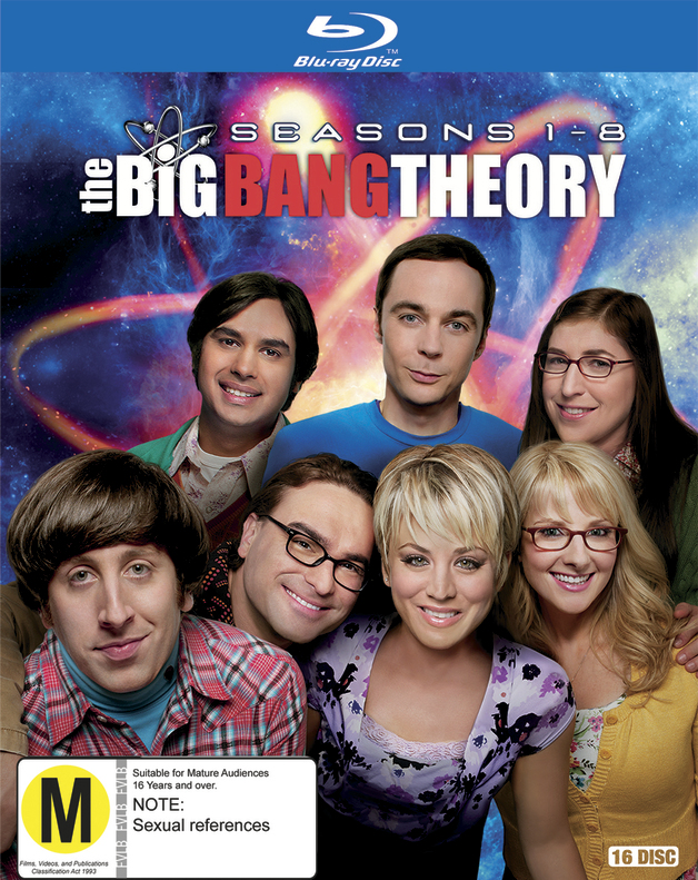 The Big Bang Theory Seasons 1-8 | Blu-ray | Buy Now | at Mighty Ape NZ