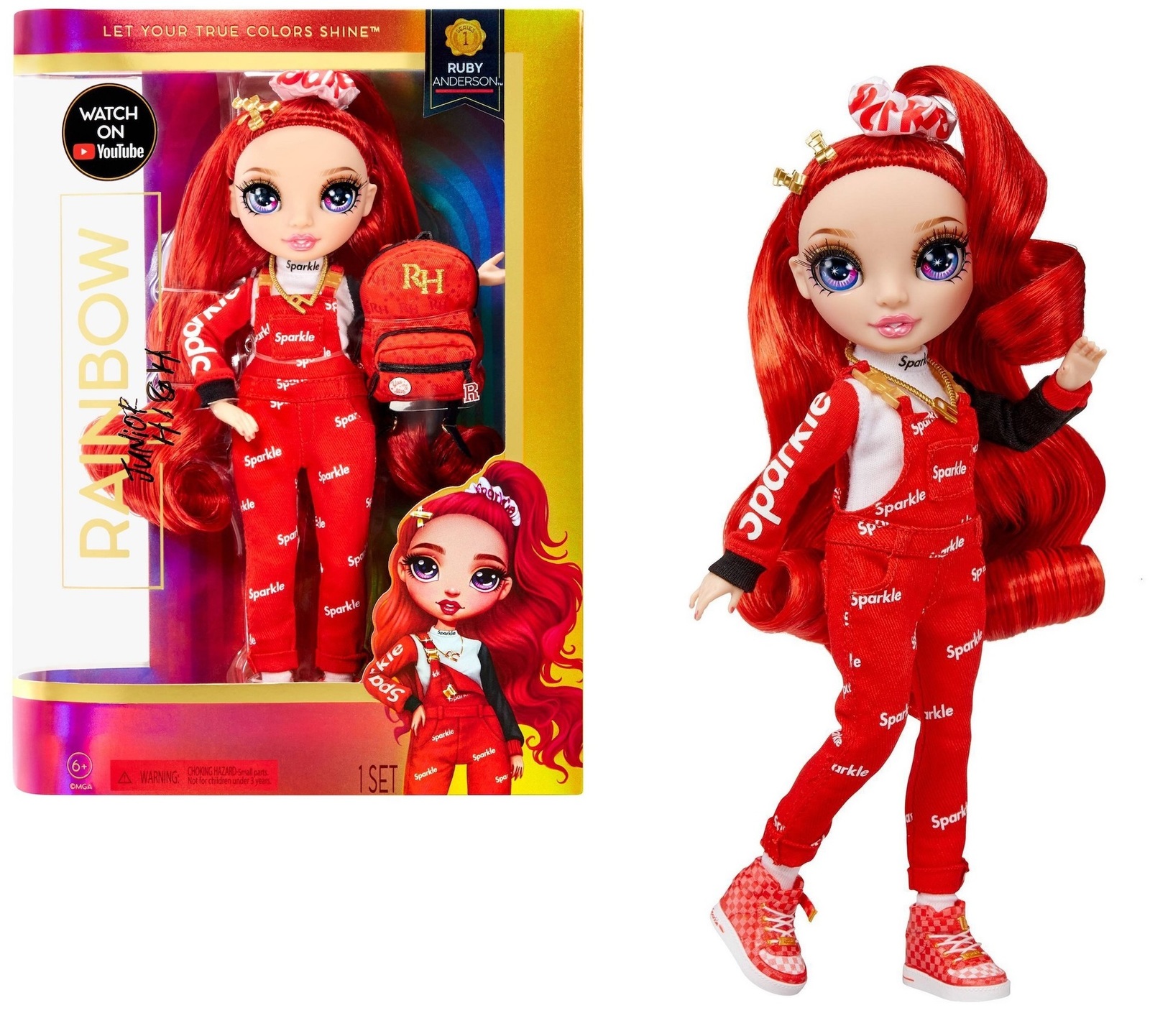 Rainbow High: Junior High Fashion Doll - Ruby Anderson (Red) Images at ...