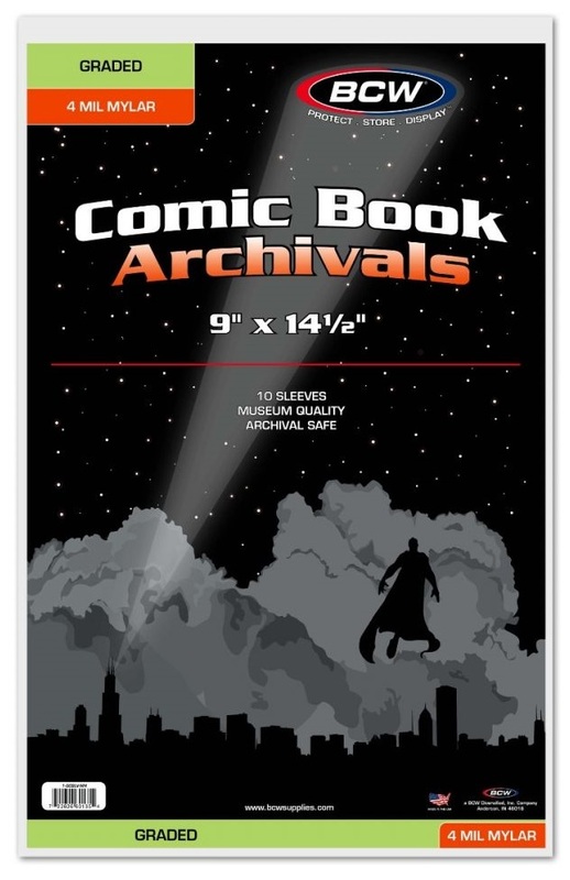 BCW: Comic Book - Mylar Archivals (4-mil) | at Mighty Ape NZ