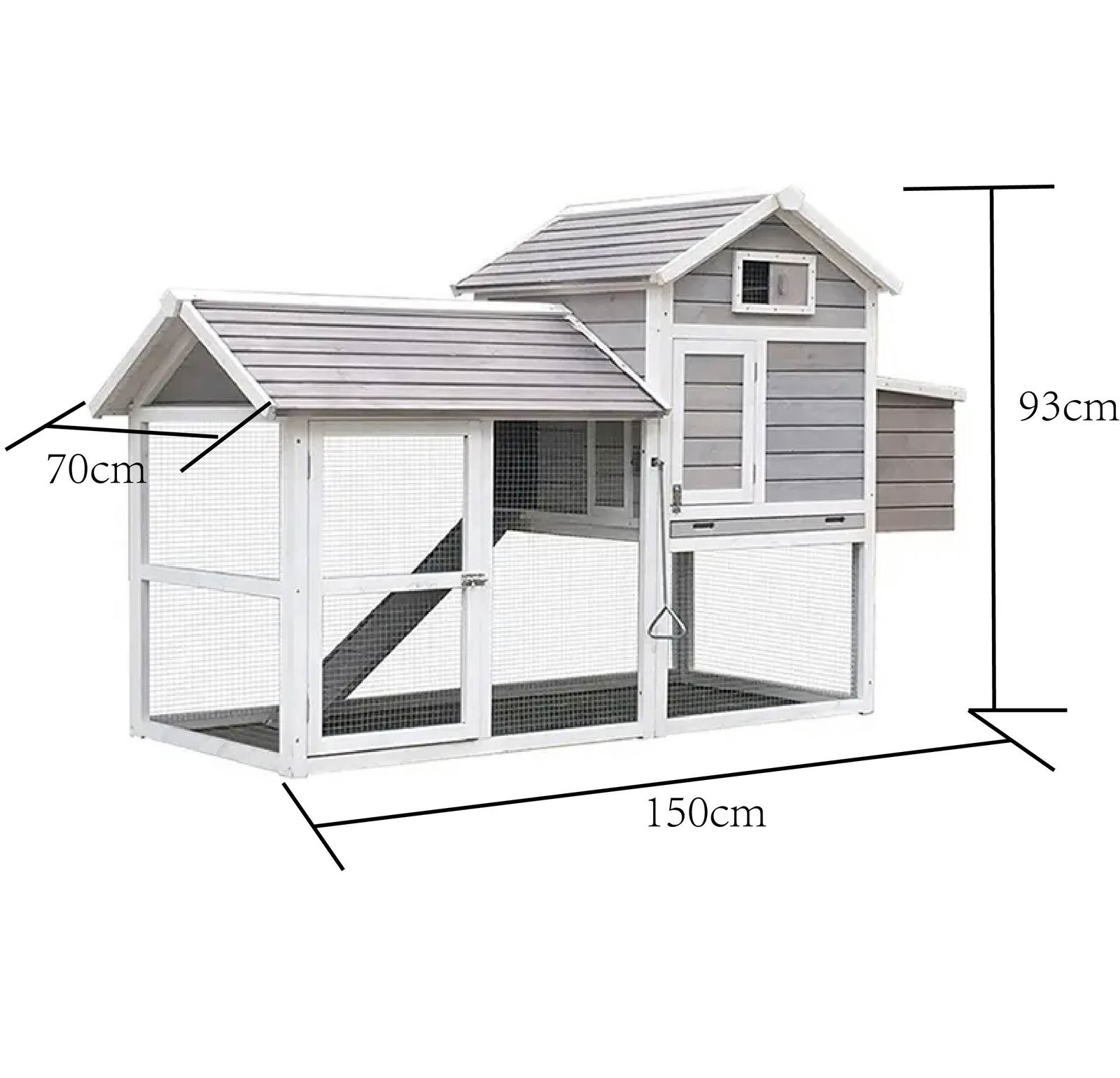 Solid Wood Chicken Coop With Enclosed Run at Monte Stock blog