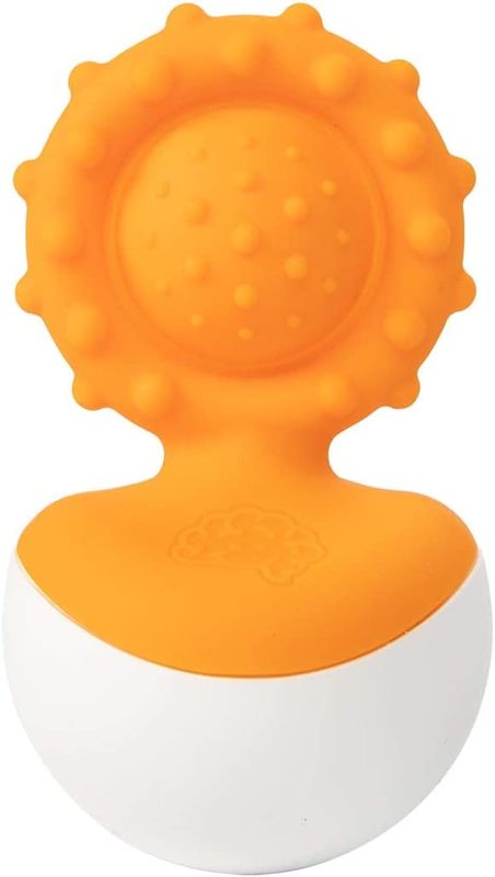 Buy Fat Brain Toys: Dimpl Wobl - Orange at Mighty Ape NZ
