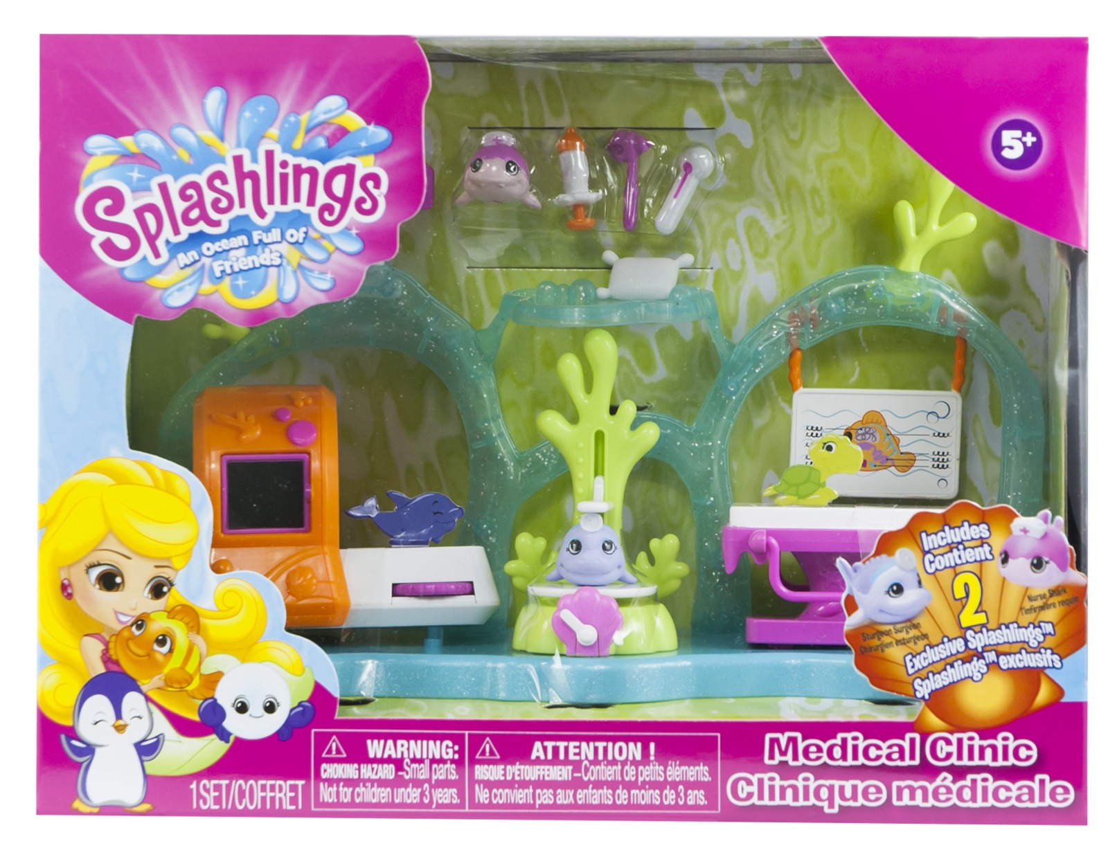 Buy Splashlings: Medical Clinic Playset at Mighty Ape Australia