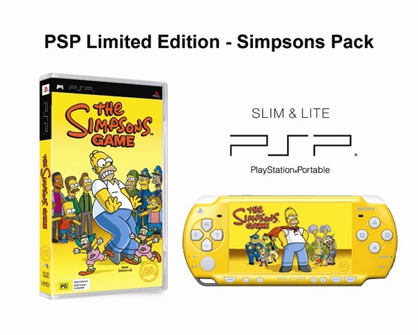 PSP Limited Edition - Simpsons Pack | PSP | Buy Now | at Mighty Ape NZ