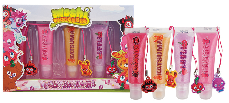 Buy Moshi Monsters Lip Gloss Set x 4 at Mighty Ape NZ