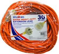 30m Dynamix Extra Heavy Duty Power Extension Lead | at Mighty Ape NZ
