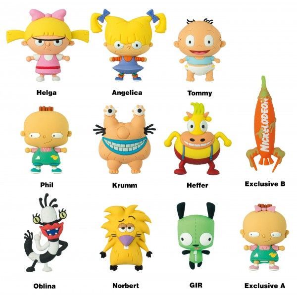 Nickelodeon - 3D Figural Keychain s02 Blind Bag | at Mighty Ape NZ