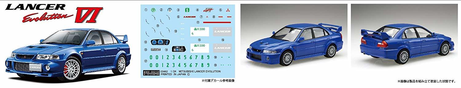 Fujimi 1/24 Mitsubishi Lancer Evolution VI GSR - Model Kit | at Mighty ...