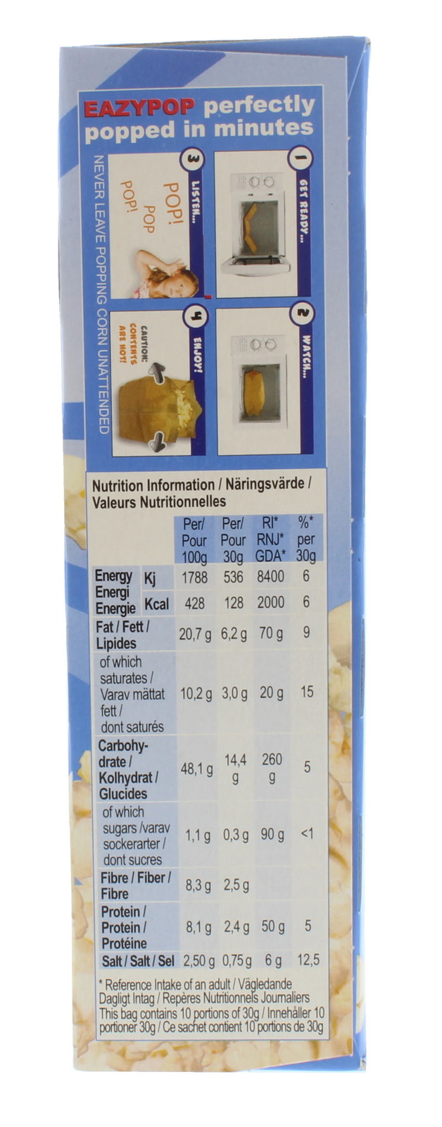 Eazypop: Microwave Popcorn Salt (48 Pack) | at Mighty Ape NZ