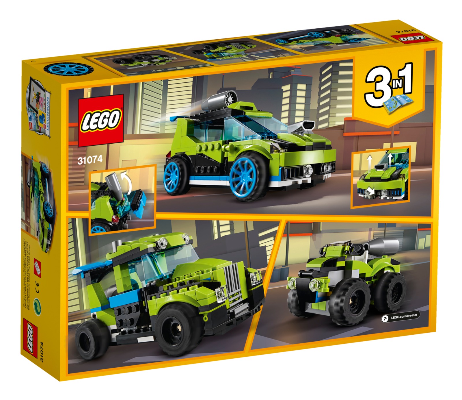 Buy LEGO Creator: Rocket Rally Car (31074) at Mighty Ape NZ