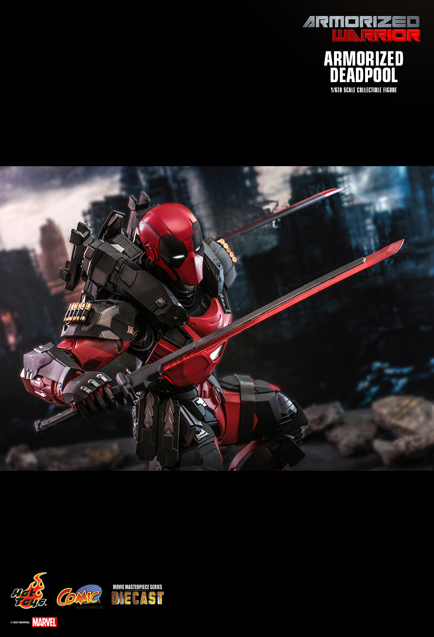Armorized Deadpool - 12" Diecast Figure | at Mighty Ape NZ