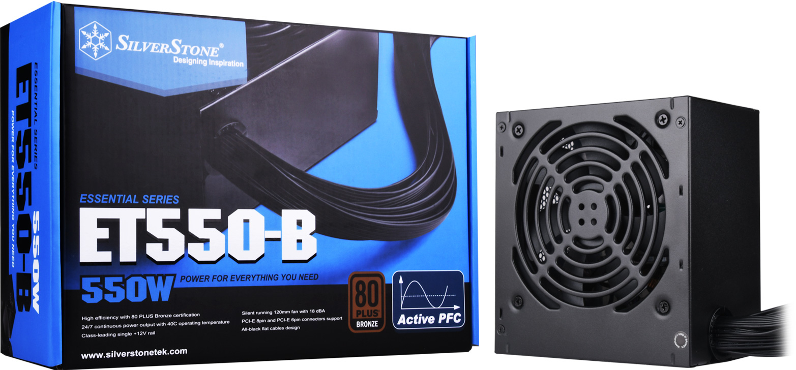 550W Silverstone ET550-B PSU | at Mighty Ape NZ