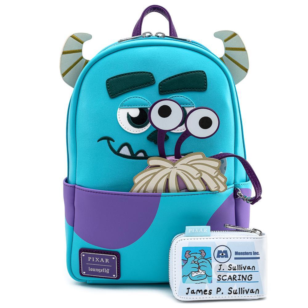 Loungefly: Pixar Monsters Inc Sully Mini Backpack with Boo Coin Pouch ...