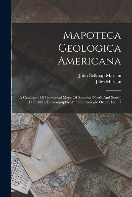 Mapoteca Geologica Americana | Jules Marcou Book | In-Stock - Buy Now ...