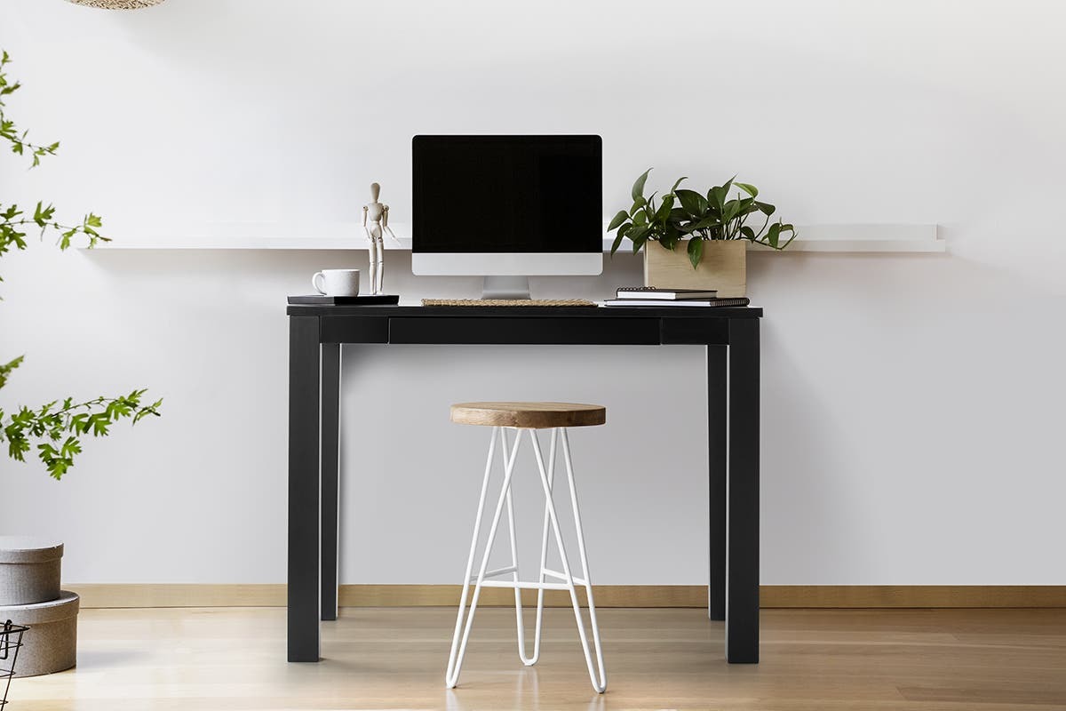 Buy Compact Office Desk - Black at Mighty Ape NZ