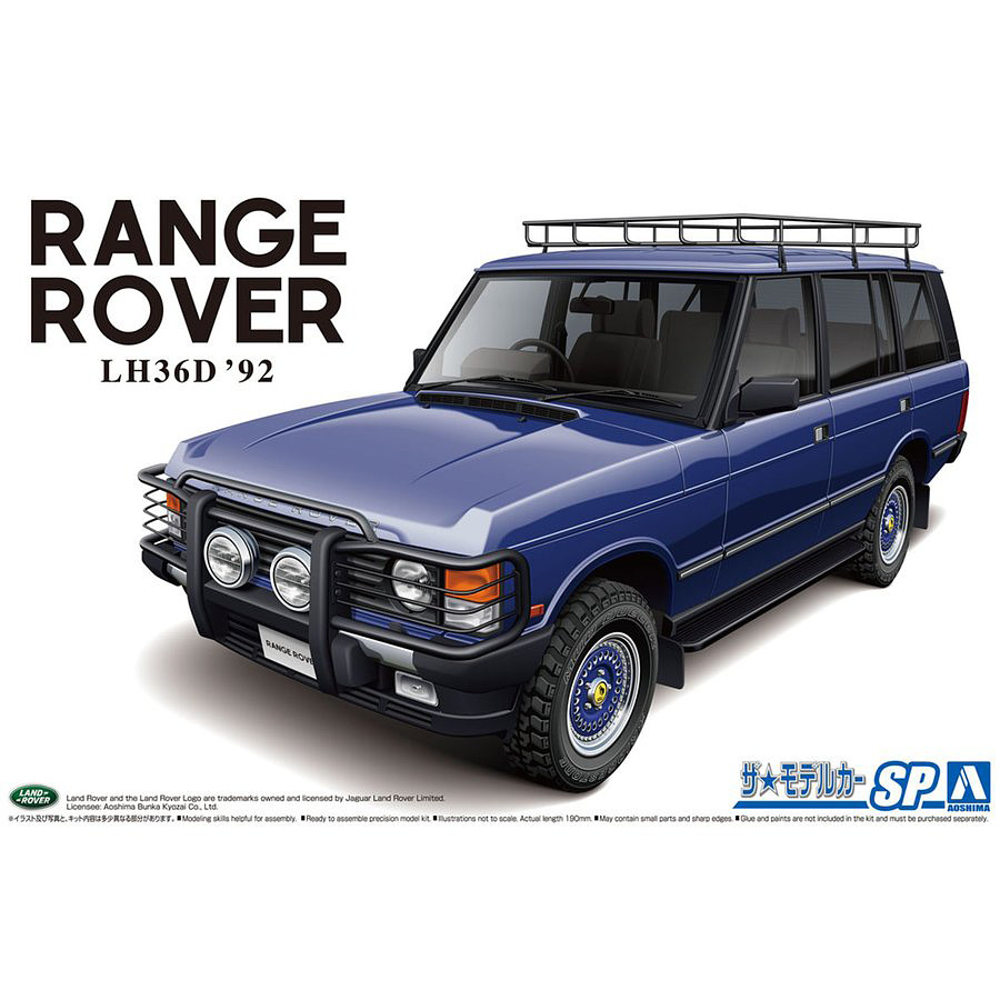 Aoshima: 1/24 Land Rover LH36D Range Rover Classic Custom '92 - Model ...